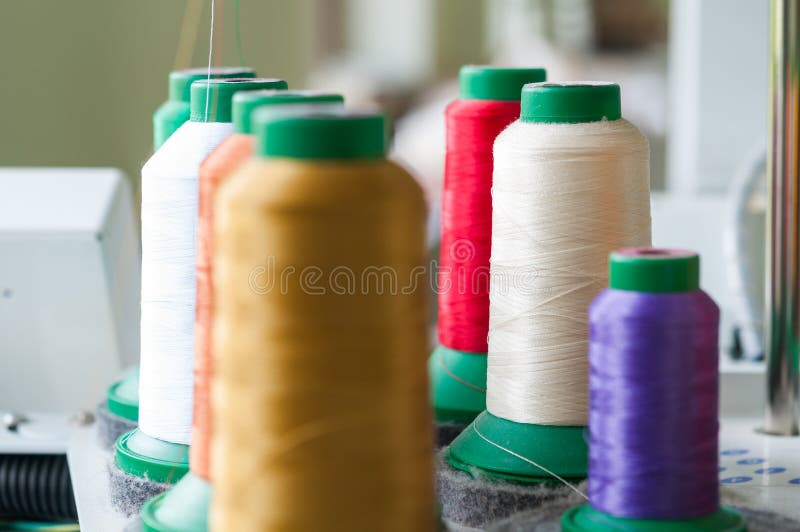 Colourful Sewing Threads stock photo. Image of fibre - 59292998
