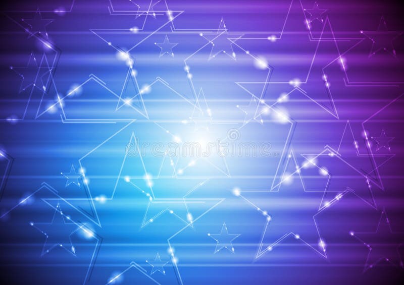 Colourful Shiny Vector Stars Template Stock Vector - Illustration of ...