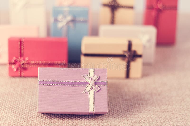 Colourful small gift box stock photo. Image of gifts - 64531680