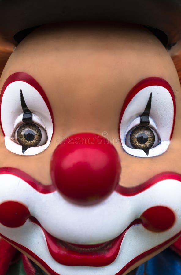 Colourful Smiling Clown Face Stock Photo - Image of painted, circus ...