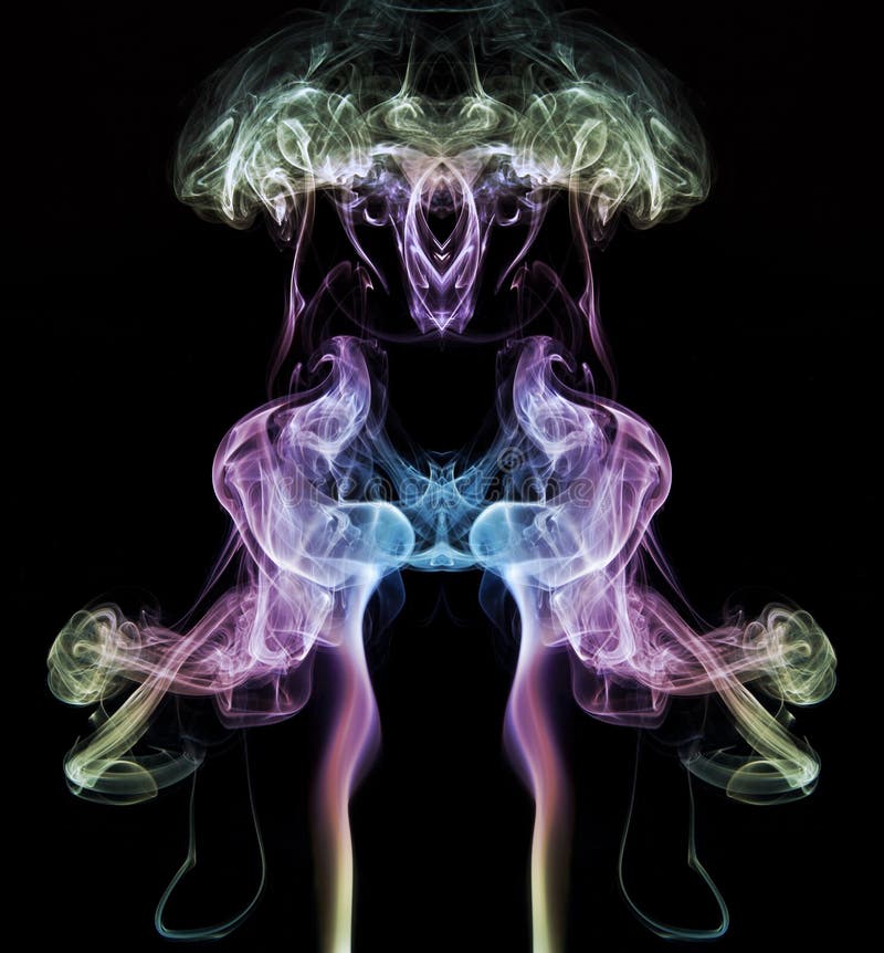 Colourful smoke art stock image. Image of pattern, curve - 18033287
