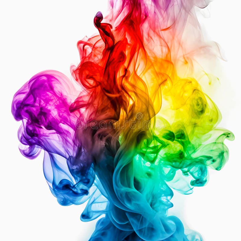 Colourful Smoke background stock illustration. Illustration of states ...