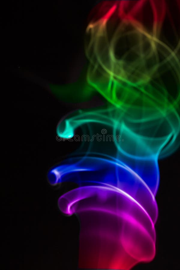 Neon wisp of smoke stock photo. Image of rises, wispy - 35735744