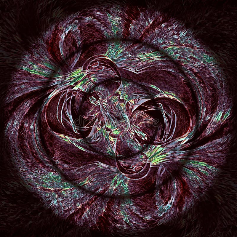 Colourful Snake Skin Style Ripple Zigzag Concentric Circle Design Stock ...