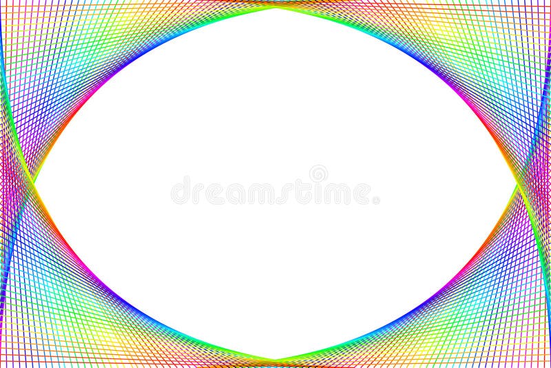 Colourful spectrum frame stock illustration. Illustration of ...