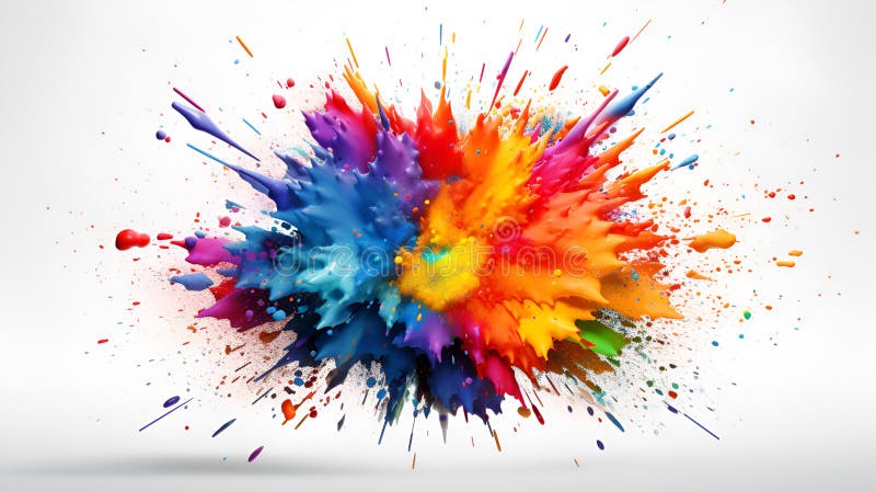 Colourful Splash with Mandala Design Decorated Background for Indian ...