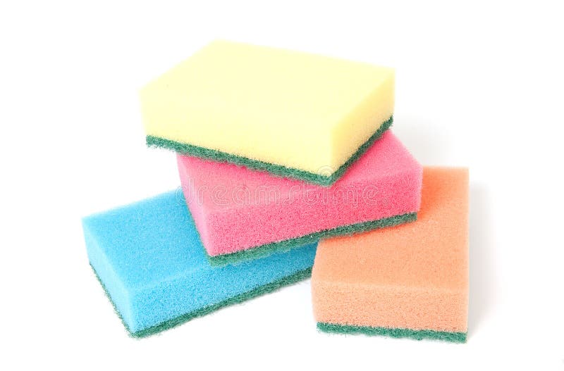 Colourful sponges stock photo. Image of water, sponge - 11351024