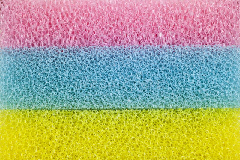 Colourful sponges texture stock photo. Image of sponge - 228489770