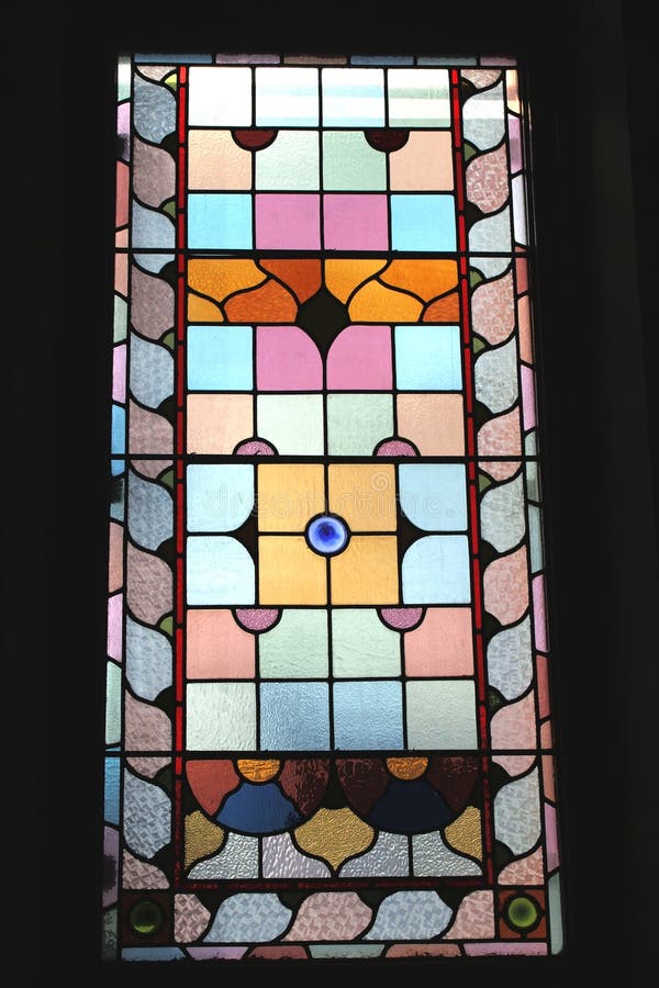 Abstract stained glass stock image. Image of primary - 34554073