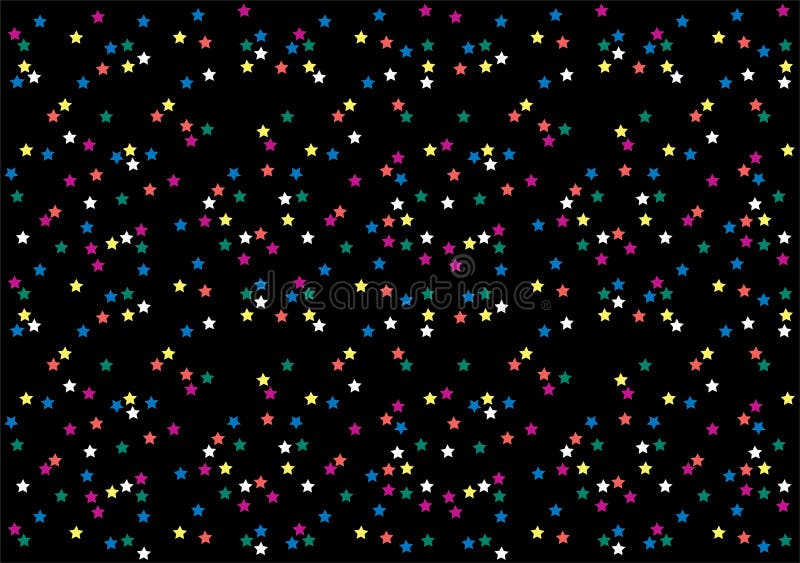 Colourful Star Repeat Pattern Stock Vector - Illustration of repeat ...