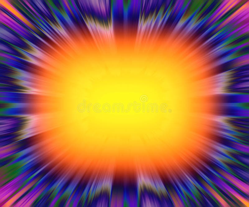 Colourful Starburst Explosion Background Stock Illustration ...