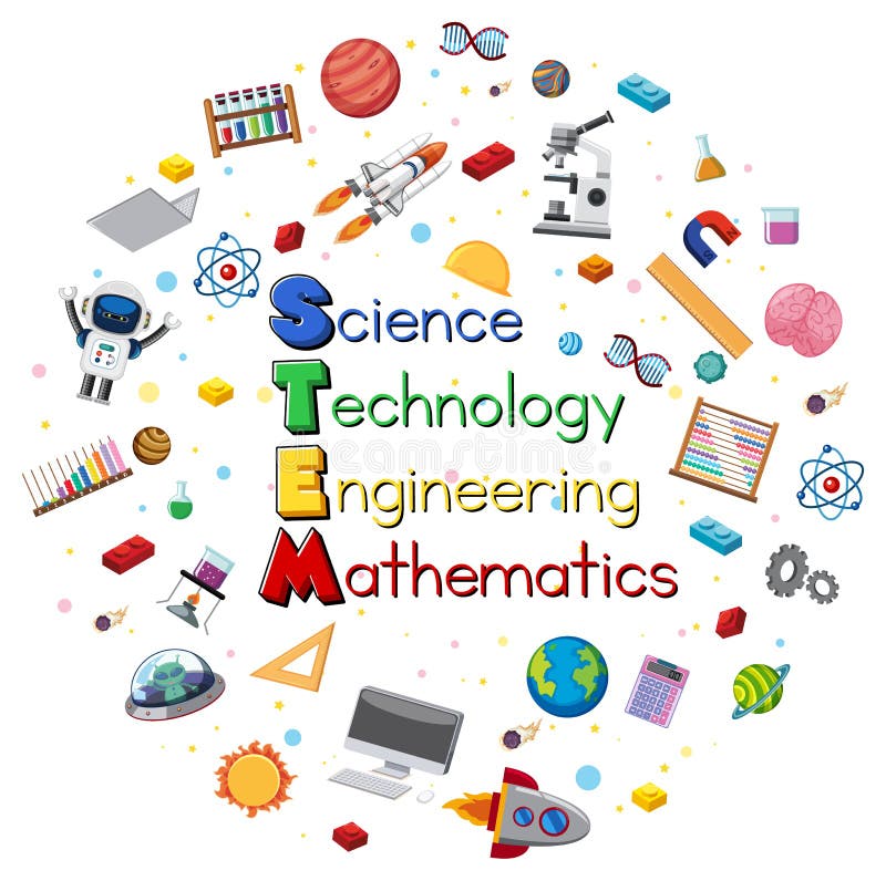 Infographic STEM Education stock vector. Illustration of learning ...