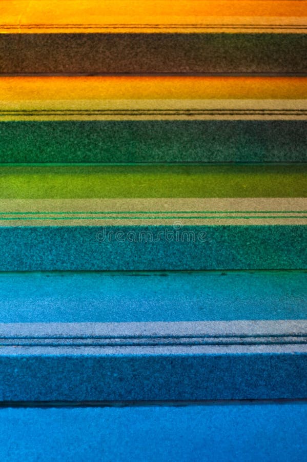 Colourful Steps stock image. Image of urban, colourful - 16974487