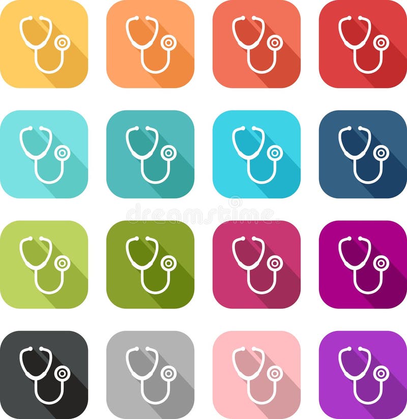 Stethescope Icon Stock Illustrations – 237 Stethescope Icon Stock ...