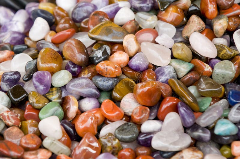 Colorful beach rocks stock photo. Image of colours, pebble - 1898184
