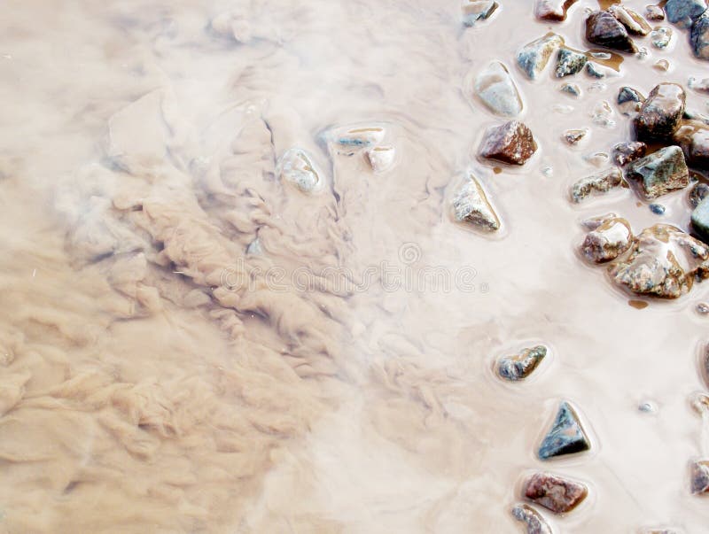 Colourful Stones in Shallow Water Stock Image - Image of sunny, river ...