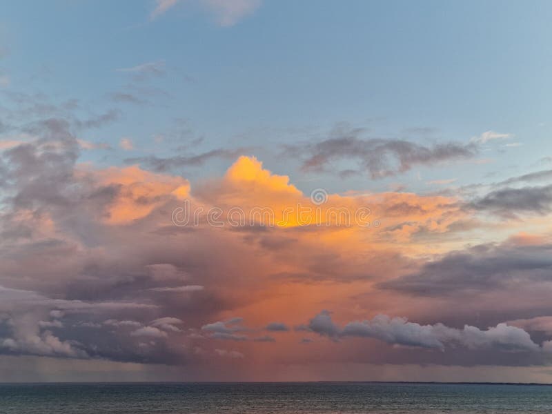 Colourful storm uk stock image. Image of morning, dusk - 262221225