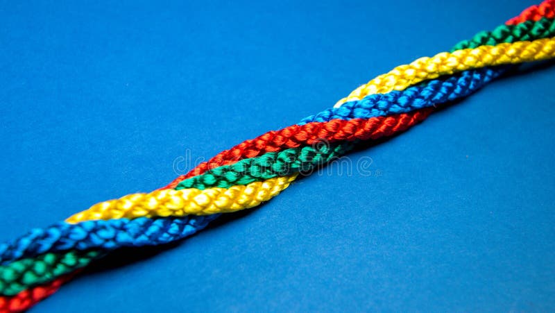 Colourful String stock photo. Image of rope, december - 165865658