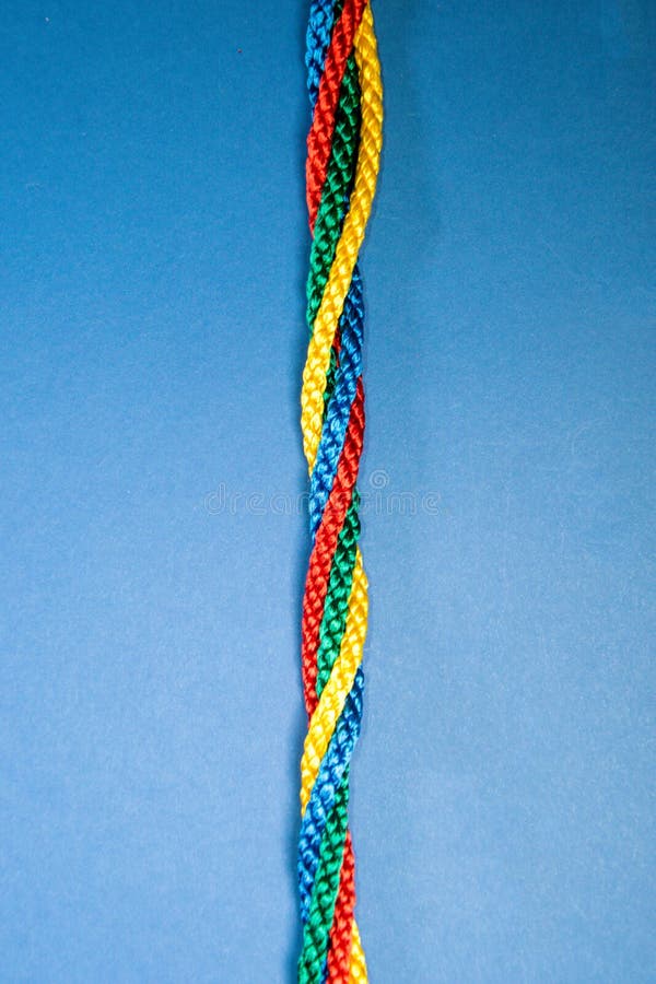 Colourful String stock photo. Image of blue, primary - 165865830