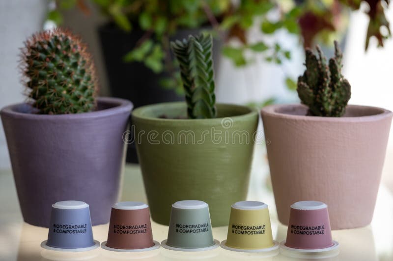 Colourful, Sustainable Eco Friendly Coffee Capsules. the Pods are ...
