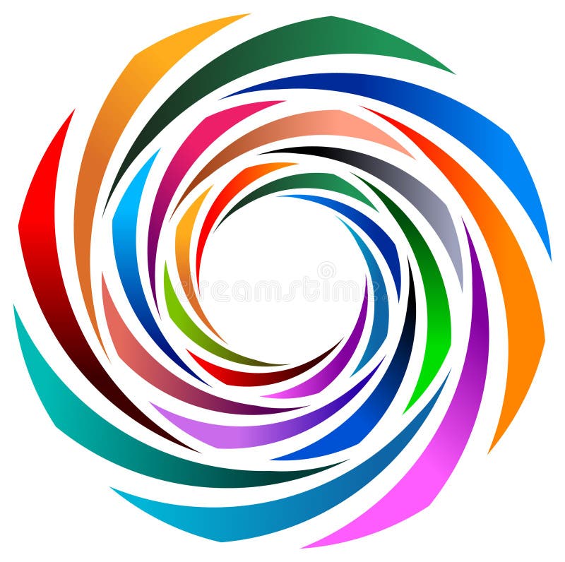 Colourful swirl stock vector. Illustration of color, repeat - 25183371