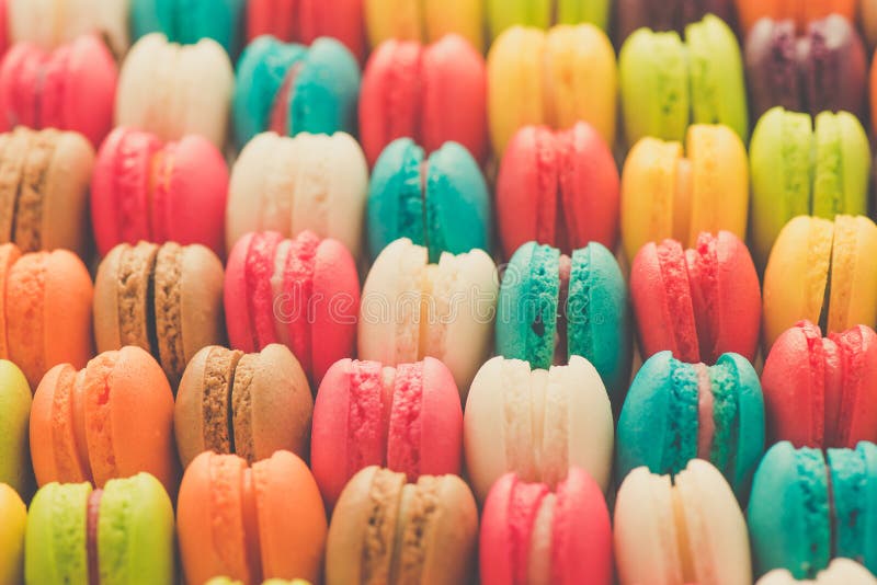 Colourful tasty macaroons stock photo. Image of colourful - 70038260