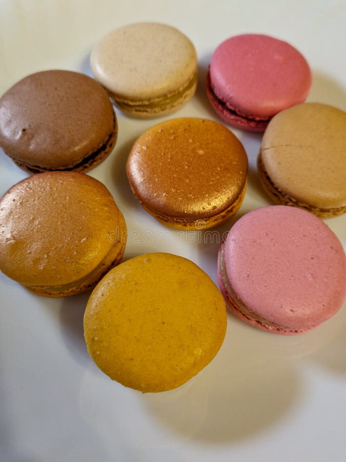 Colourful Tasty Macaroons Still Life Stock Image - Image of sugar ...