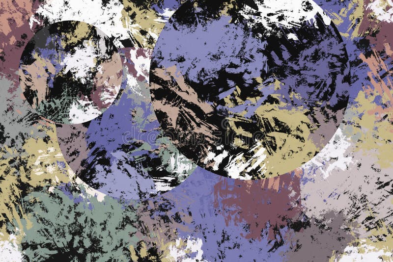 Colourful Textured Brush Stroke Pattern Background Stock Illustration ...