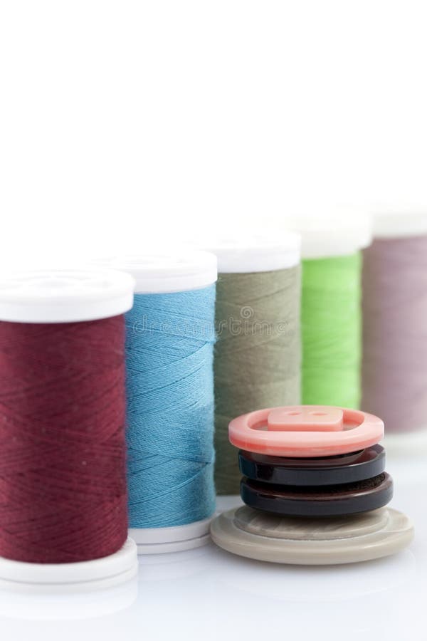Colourful thread stock photo. Image of accessories, colourful - 24978752