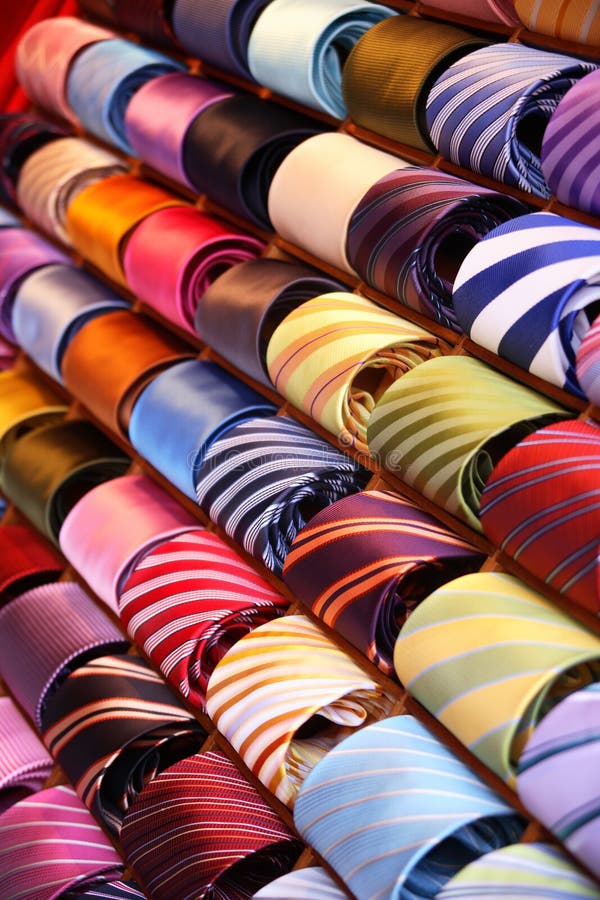 Colourful ties stock photo. Image of necktie, collection - 2895912