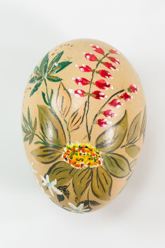 Colourful Traditionally Painted Sorbian Easter Egg Stock Photo - Image ...