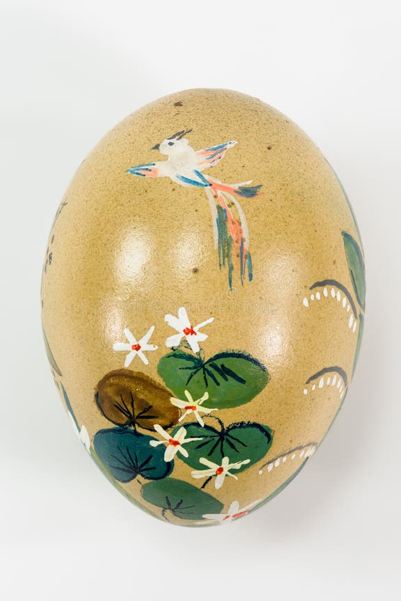 Colourful Traditionally Painted Sorbian Easter Egg Stock Image - Image ...
