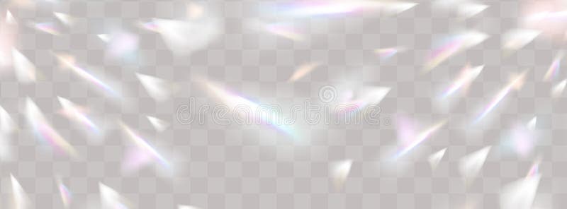 Colourful Vector Lens, Crystal Rainbow Light and Flare Transparent ...