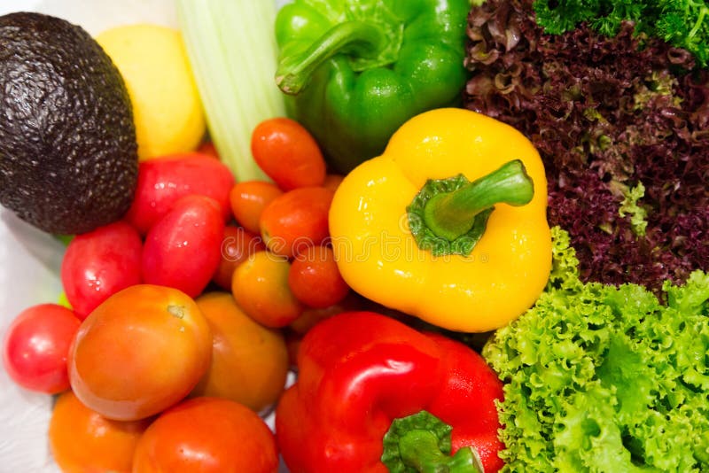 Colourful vegetable stock photo. Image of nutrition, coloured - 65446140