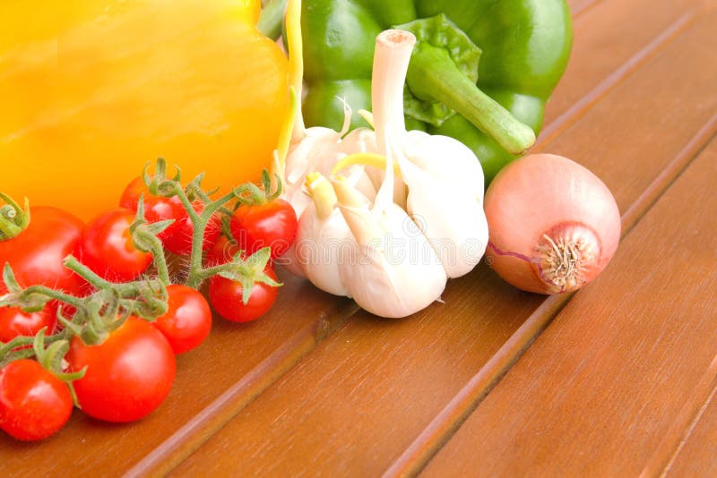 Colourful Vegetable on a Table Stock Photo - Image of ingredient ...