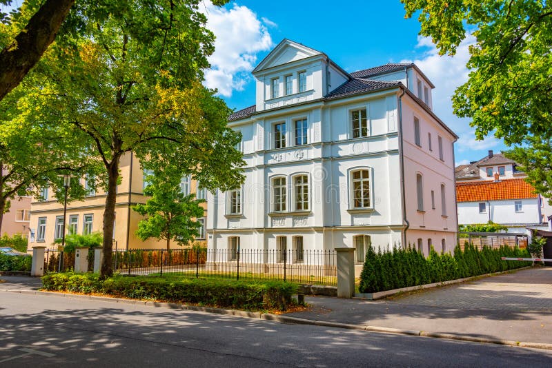 Colourful Villa at German Town Coburg Editorial Photo - Image of ...