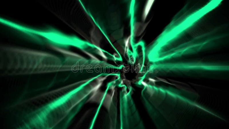 Green Vortex Design on Black Stock Video - Video of spark, seamless ...