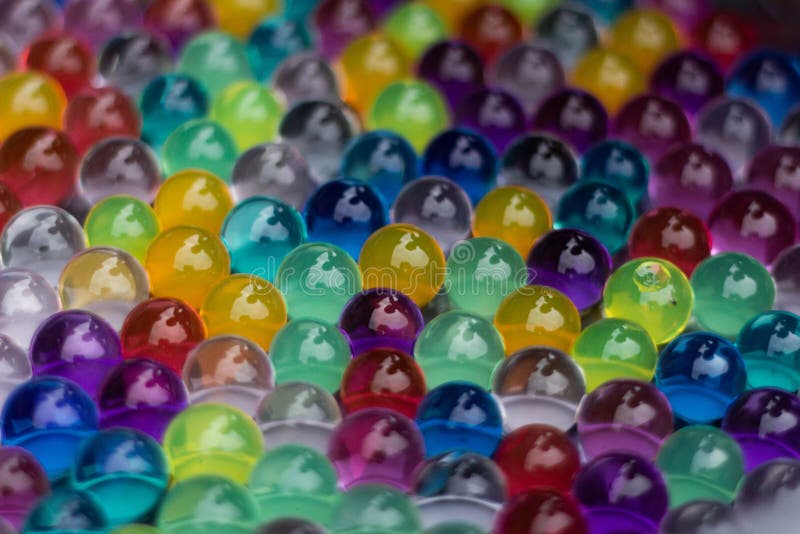 Colourful water bead orbs stock photo. Image of colourful - 174999026