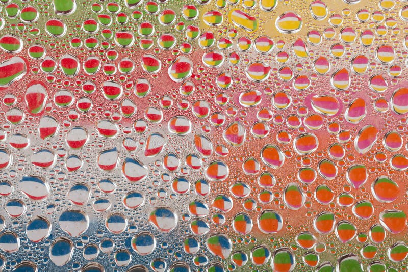 Colourful water drops stock photo. Image of motley, deepcoloured - 40155424
