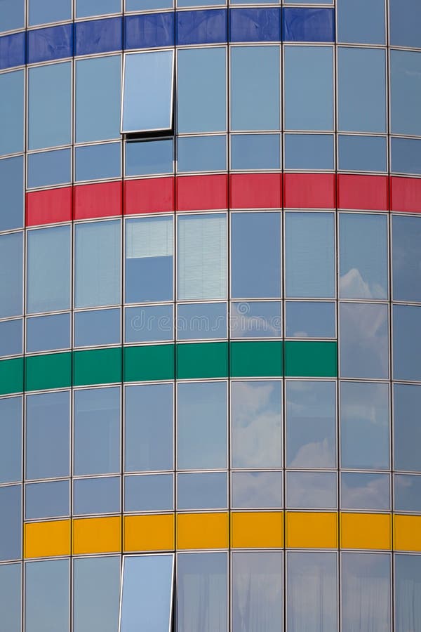 Colourful Windows Building stock image. Image of balkans - 210831407