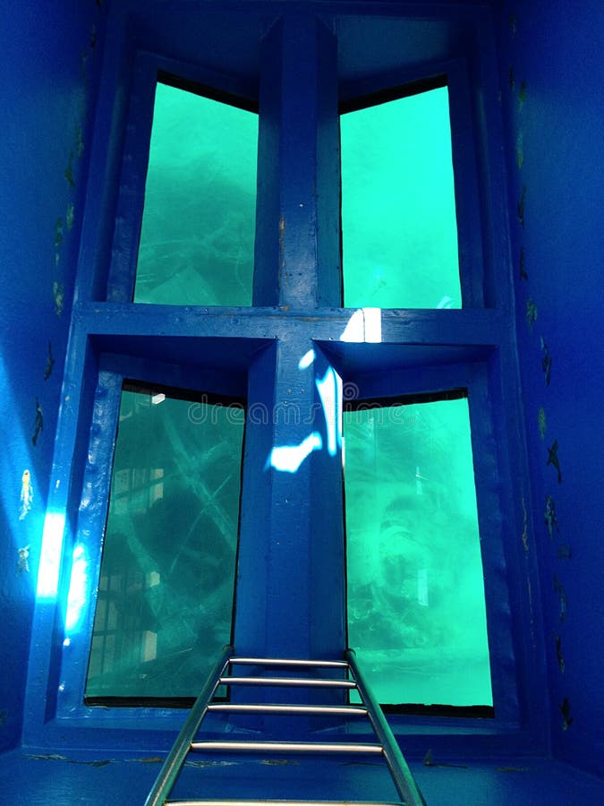 Colourful Windows View To The Sea. Stock Photo - Image of exploring ...