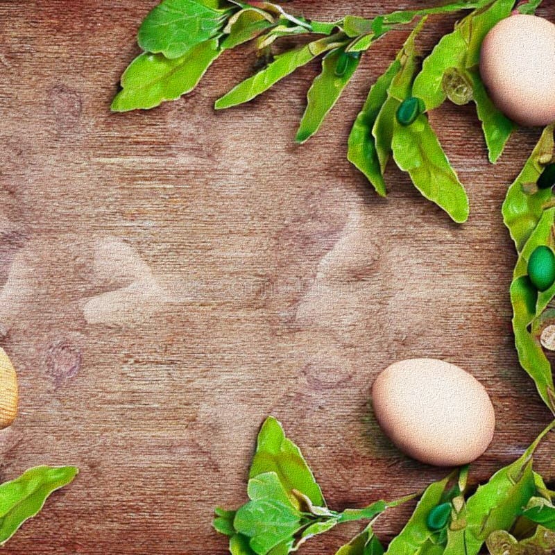 Colourfull Background with Eggs and Bunnies Stock Photo - Image of ...