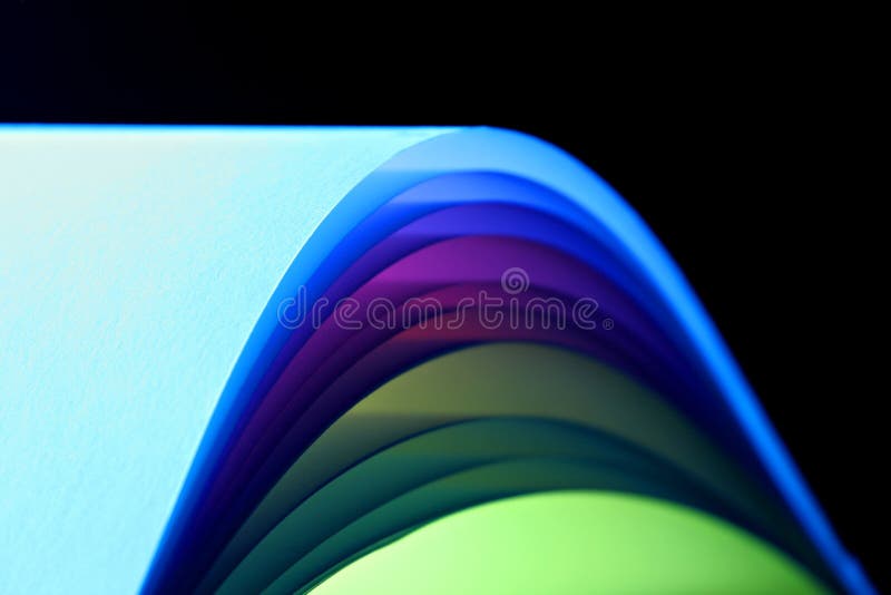 Colourfull paper arches 3 stock photo. Image of loop, card - 1919948