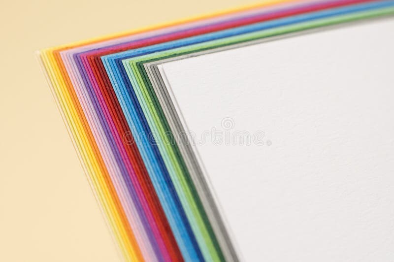 Colourfull papers stock image. Image of color, sheet, pile - 3973267