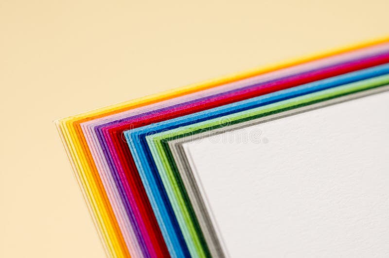 Colourfull papers stock photo. Image of selective, colour - 4024990