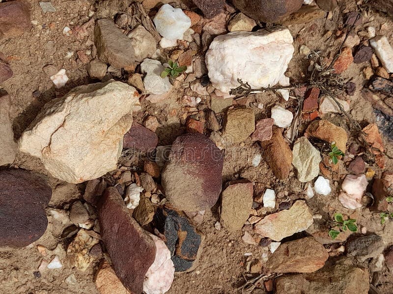 Colourfull Rocks on the Ground Stock Photo - Image of nature, rocks ...
