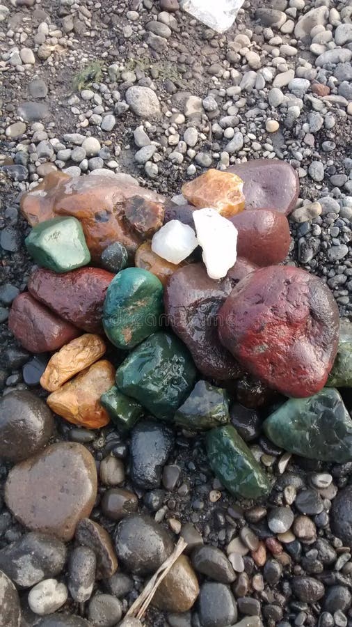 Colourfull stones stock image. Image of colours, river - 74391229
