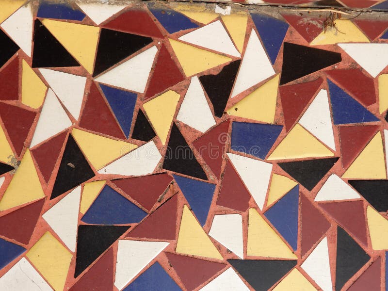 Colourfully Patterned Floor Tiles Stock Photo - Image of pavement ...