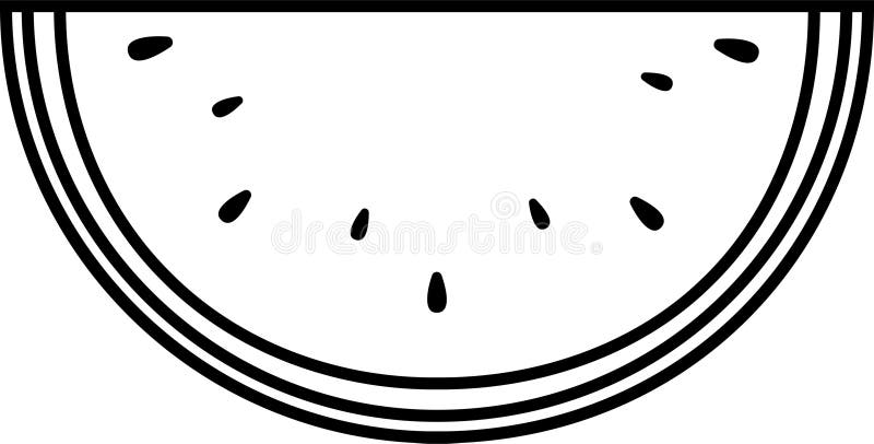 Fruit Watermelon Tropical Juicy Summer No.02 Stock Vector ...