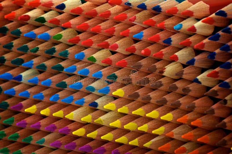 Colouring Pencils Texture stock photo. Image of education - 33269676